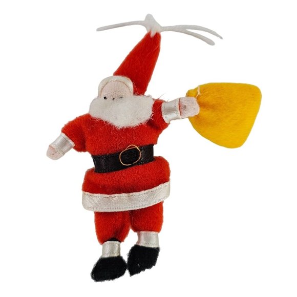 Holiday | Vintage Handmade Peru Santa Claus Fabric Miniature | Poshmark